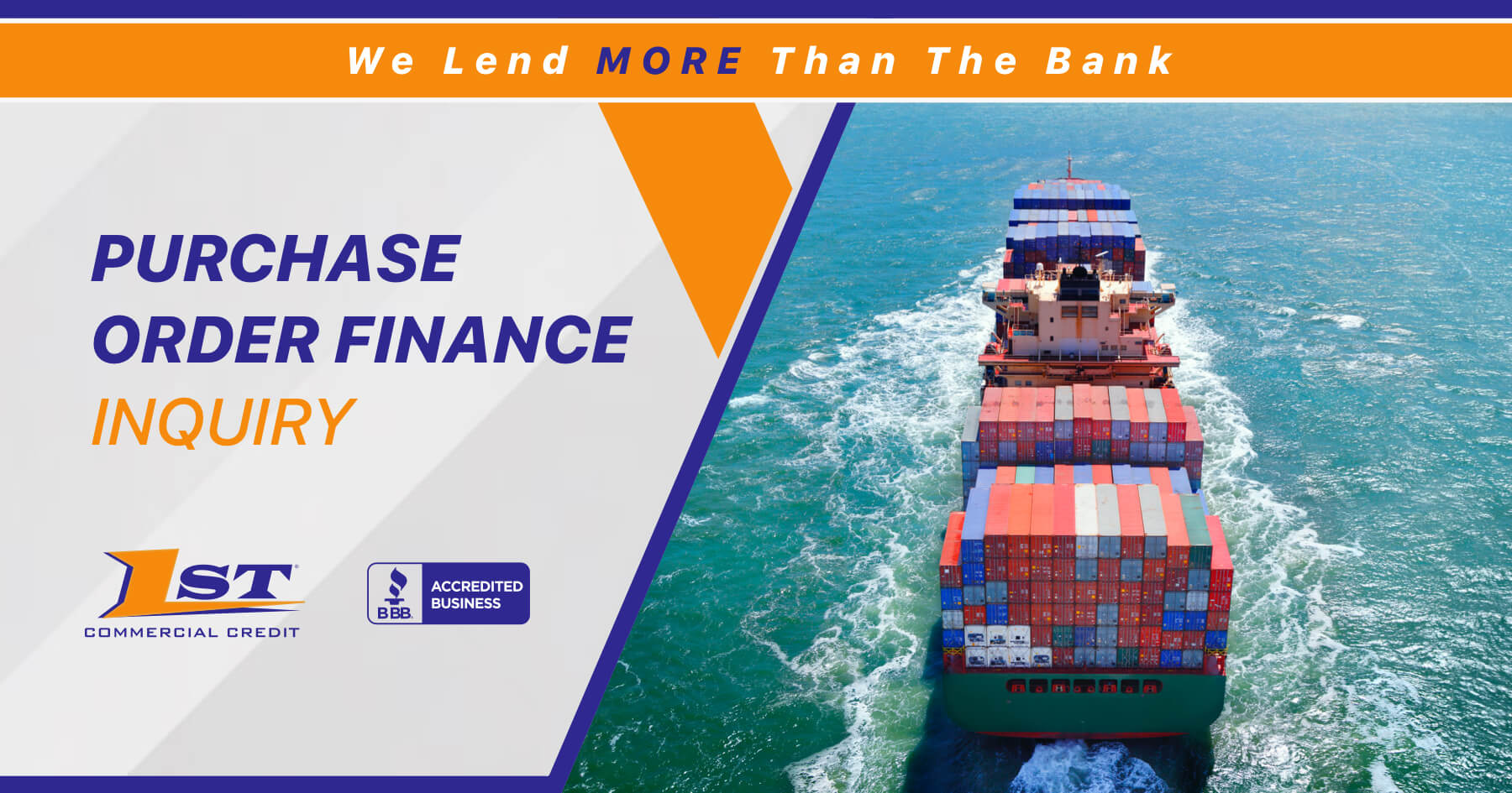 Purchase Order Finance Inquiry | 1st Commercial Credit